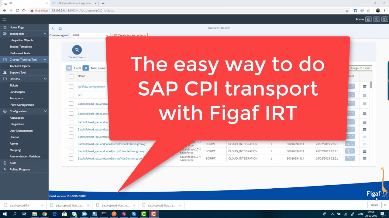 Transporting SAP CPI content with Figaf IRT - YouTube