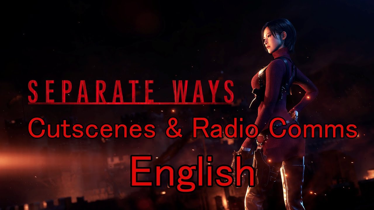 Resident Evil 4 Remake Separate Ways Cutscenes & Radio Comms (English ...