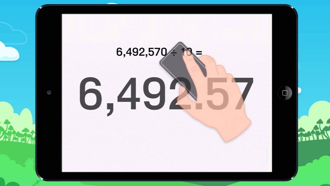 Dividing small numbers by 10, 100 or 1,000. Example 6 - YouTube