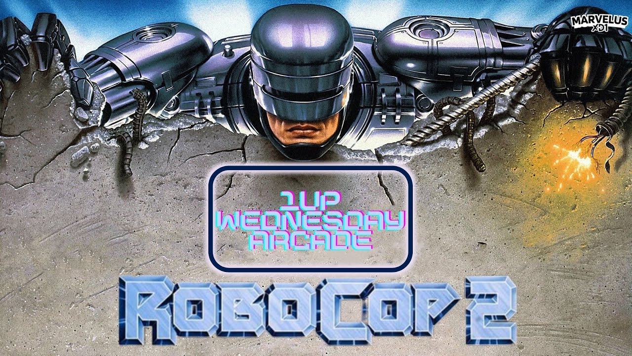 1UP Wednesday Arcade: RoboCop 2 Arcade Gameplay | Detroit Cyber Cop ...
