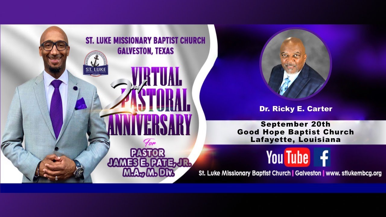 Pastor Ricky E. Carter guest Preacher at St. Luke Missionary Baptist ...