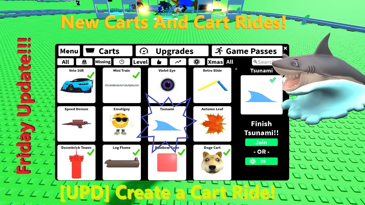 New Carts And Cart Rides! [UPD] Create a Cart Ride! Friday Update ...