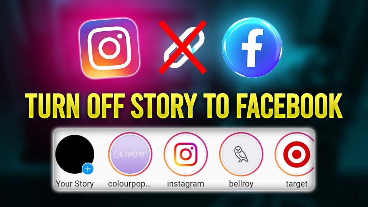 How to Turn Off Instagram Story to Facebooks (new updated) - YouTube
