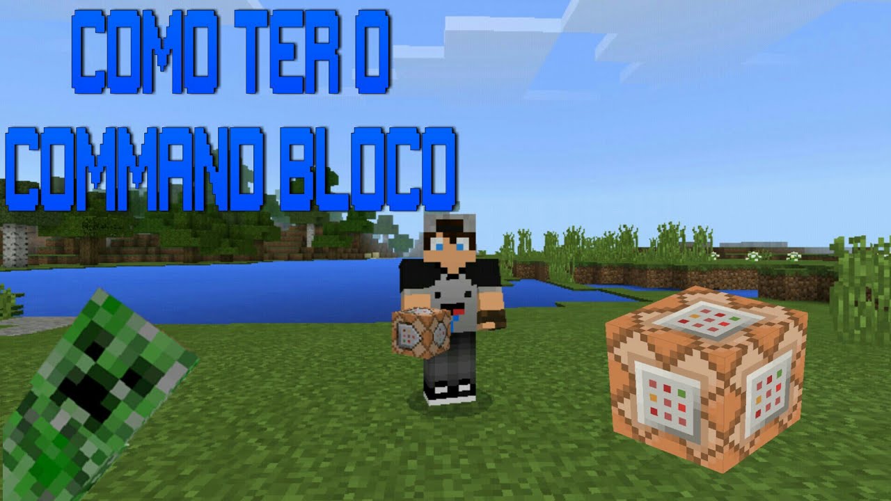 Minecraft Pe como ter o Command block no seu mcpe 😮 - YouTube