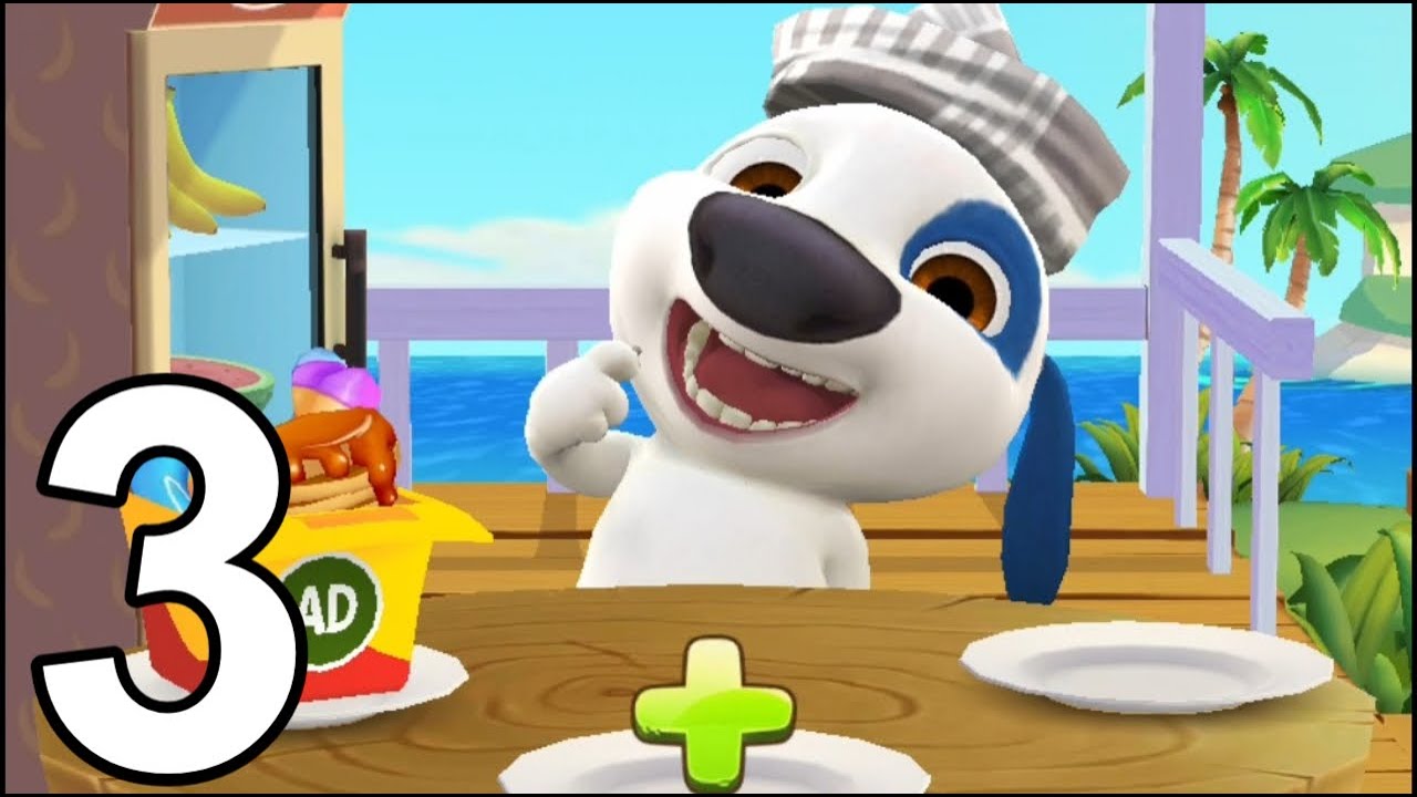 My Talking Hank - Gameplay Walkthrough Part 3 level-3 - (iOS, Android ...