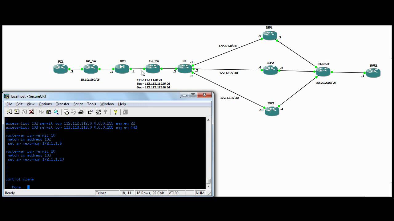 ASA multi nat-global and router route-map to multiple isp.mov - YouTube
