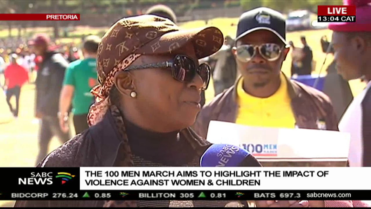 100 Men March concludes: Sipho Stuurman updates - YouTube