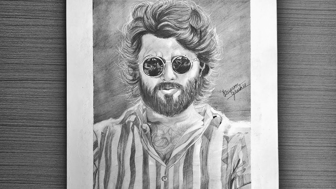 How to draw Arjun Reddy (Vijay Deverakonda) easily in graphite @Arjun ...