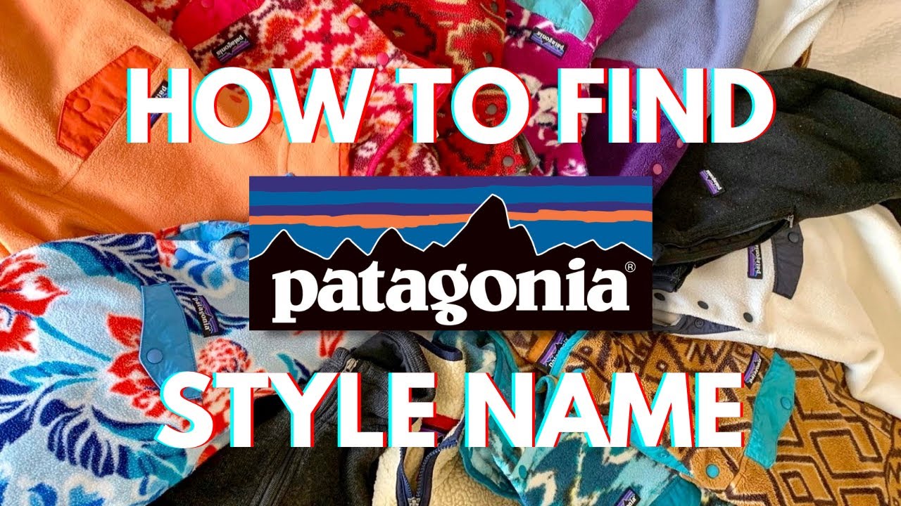 How to find Patagonia style name for Resellers - YouTube
