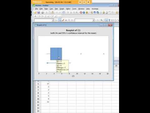 Minitab one-sample t-test - YouTube