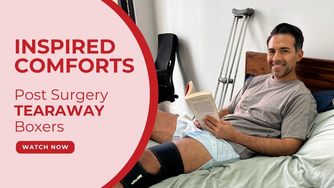 Post Surgery Tearaway Boxers - YouTube