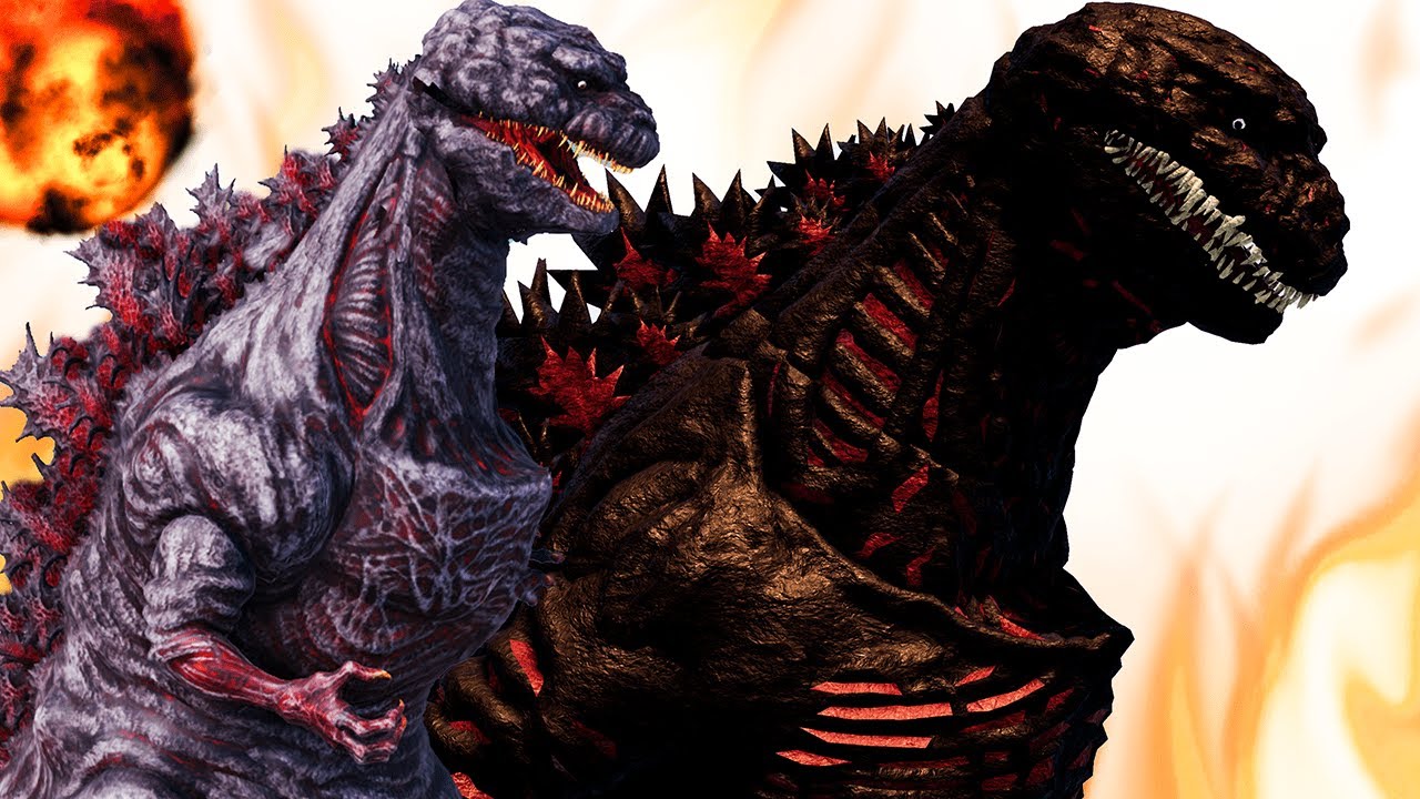 KU-But Low Budget vs Kaiju Universe Shin Godzilla Comparıson - YouTube