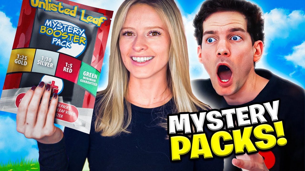 I Opened Worlds Biggest Poketuber Mystery Packs! (UnlistedLeaf) - YouTube
