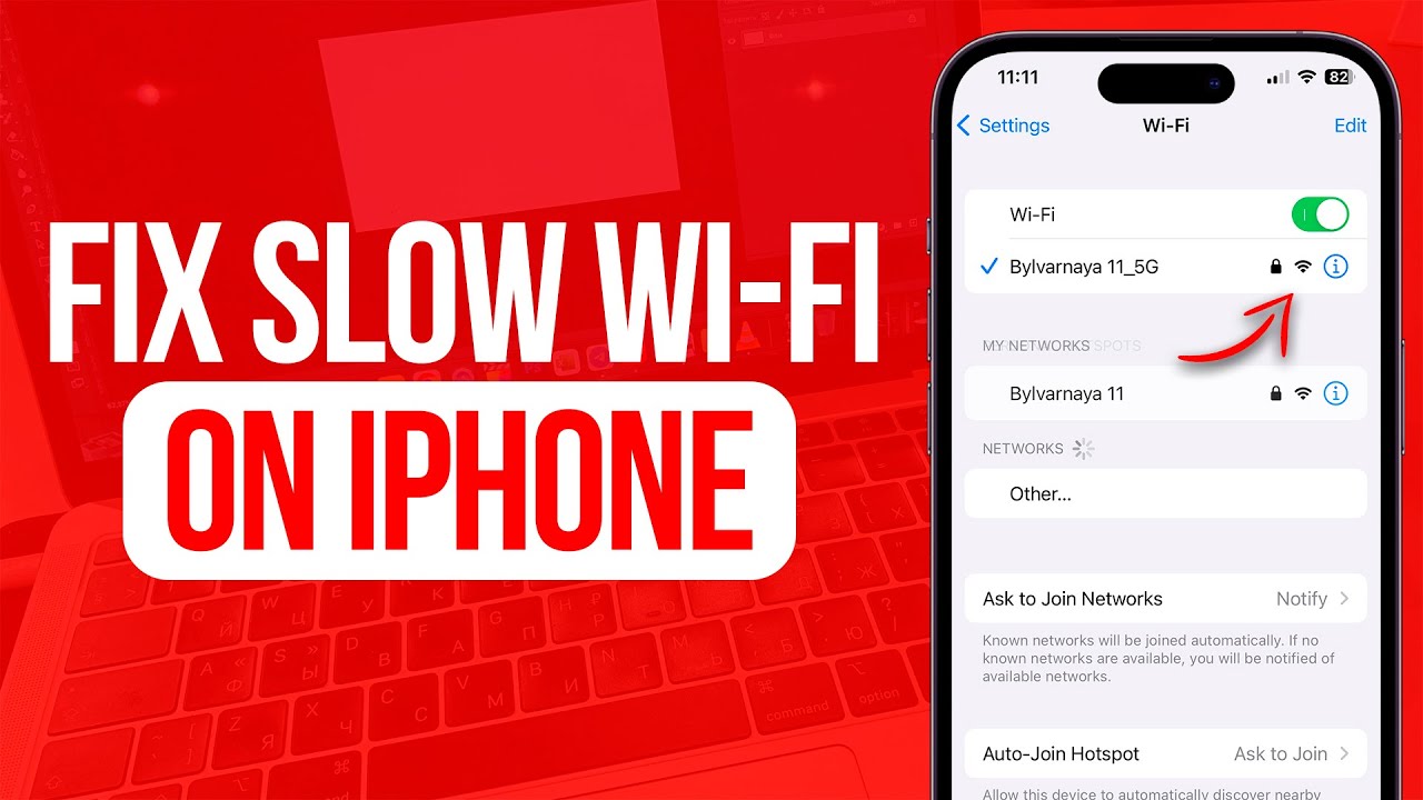 How To Fix Slow Wi Fi On Iphone Full Guide Youtube