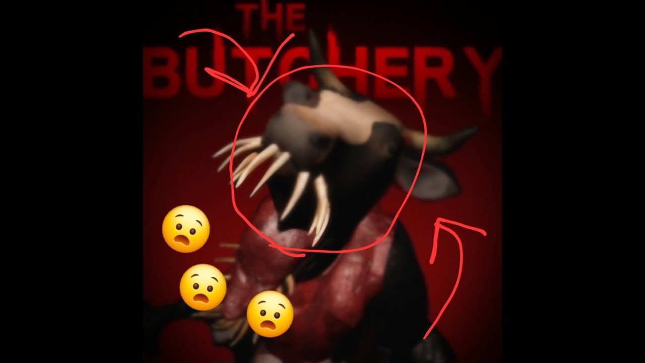 The butchery, a game with scary animal things - YouTube