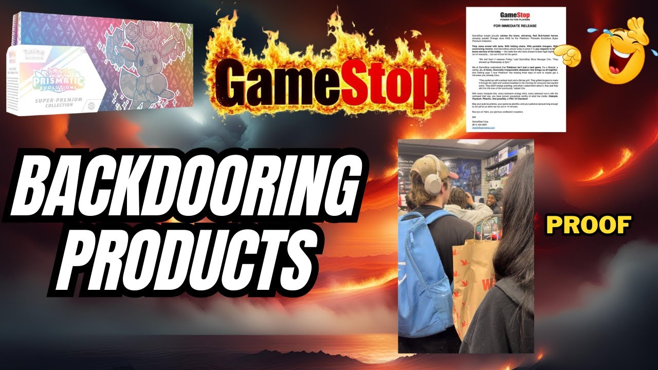 PROOF That GameStop is BACKDOORING Pokémon Card Products! In-Store ...