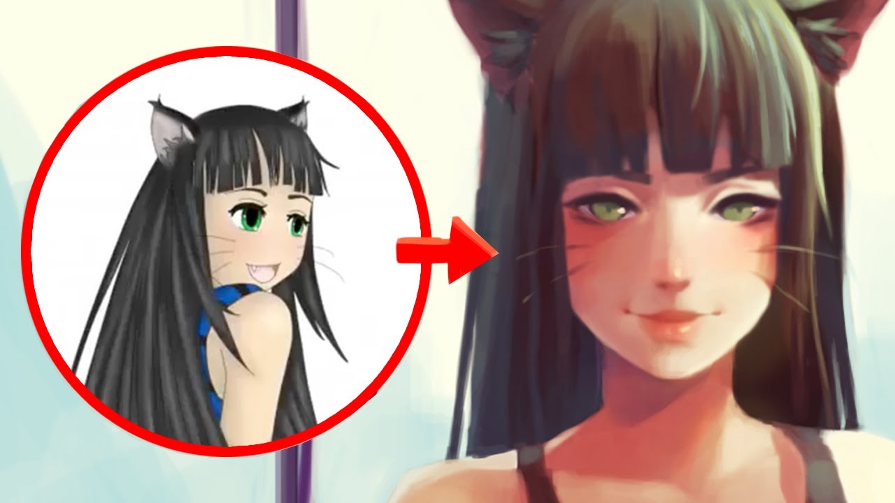 REDRAWING MY OLD ART (Marc Brunet RedrawChallenge2020) - YouTube