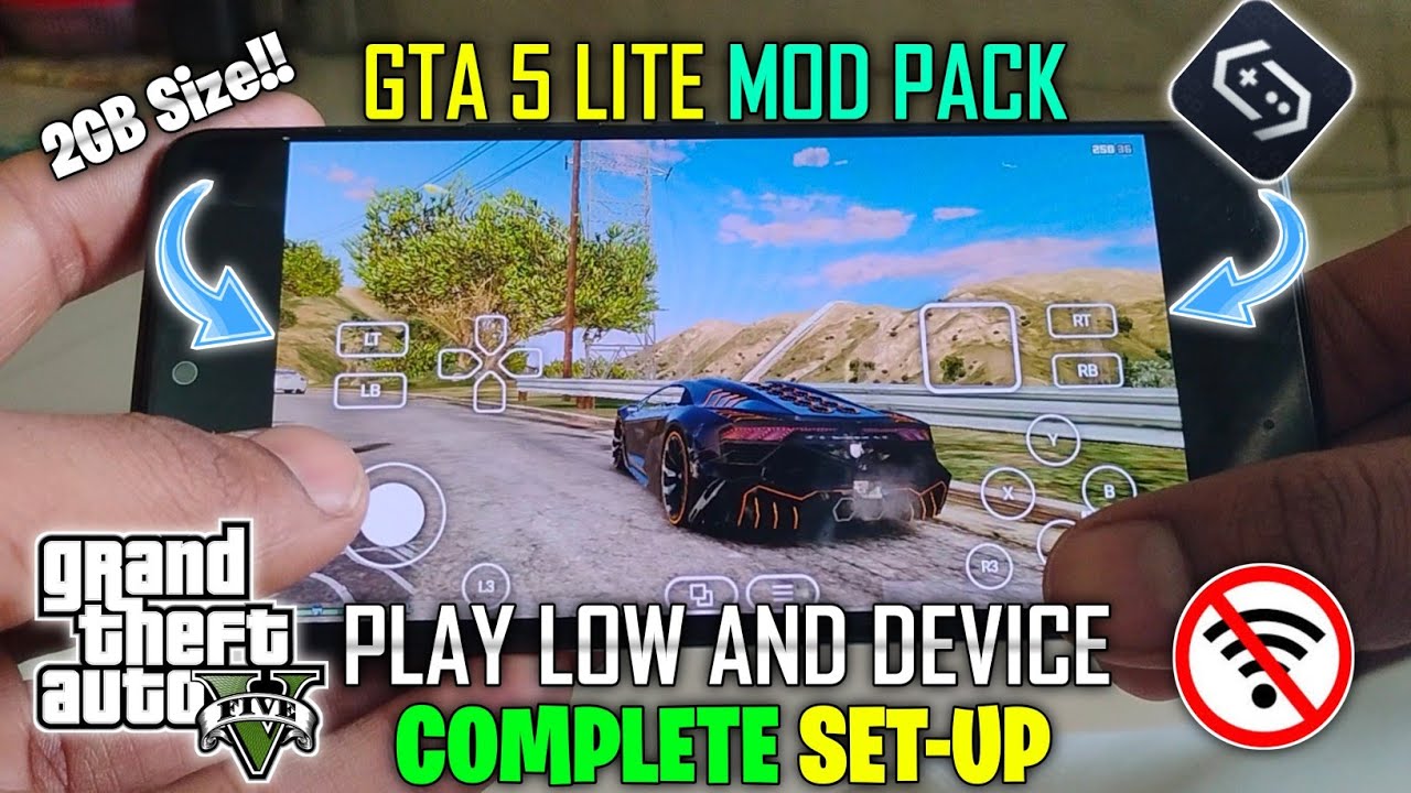 🔥GTA 5 LITE MOD PACK - Play Low And Device - Gta 5 On Android - GameHub ...