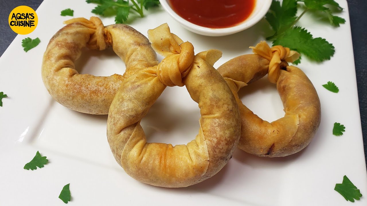 Sp-Ring Roll Recipe رول بھی اور گول بھی with 250g Chicken by Aqsa's ...