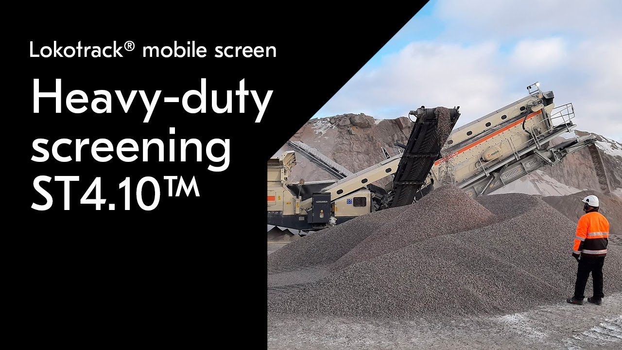 Metso Lokotrack® ST4.10™ mobile screen. For your good day at the quarry ...