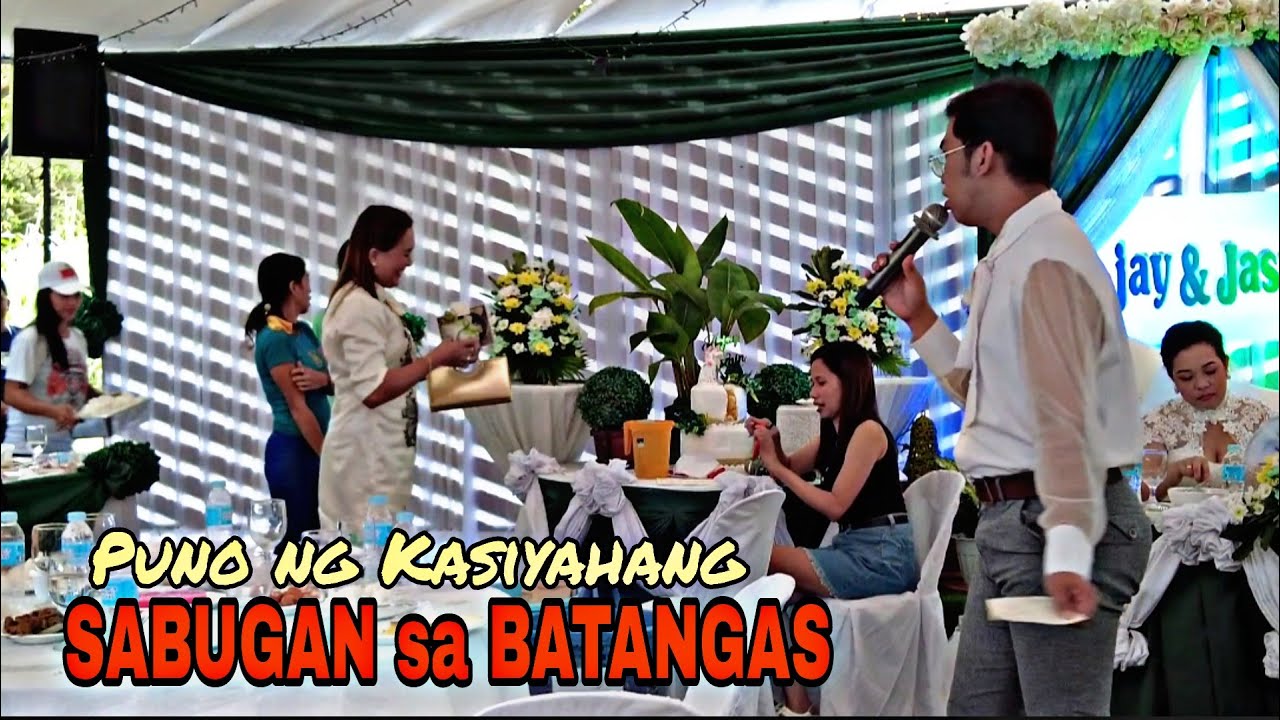 SABUGAN sa Kasalang Batangas | Puno ng Kasiyahan na Sabugan sa Batangas ...