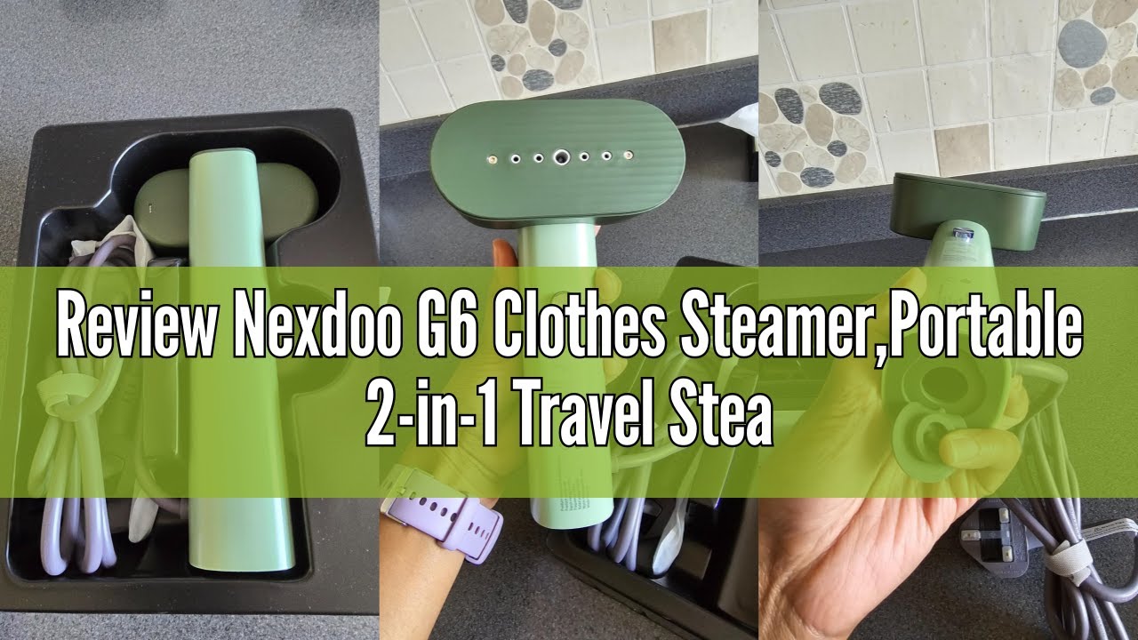 Review Nexdoo G6 Clothes Steamer,Portable 2-in-1 Travel Steamer Iron ...