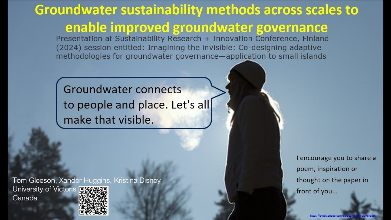 Groundwater sustainability methods across scales to enable improved ...