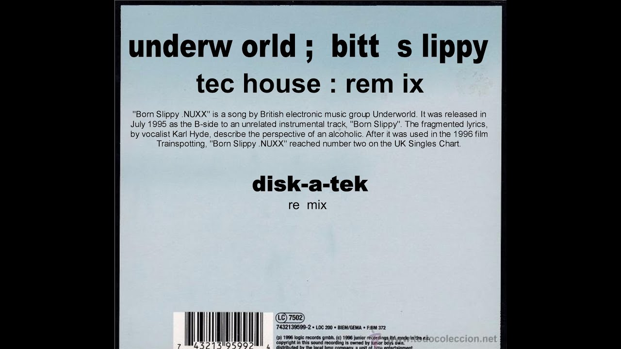 Underworld - A Bit Slippy. (Born Slippy 2021 remix) - YouTube
