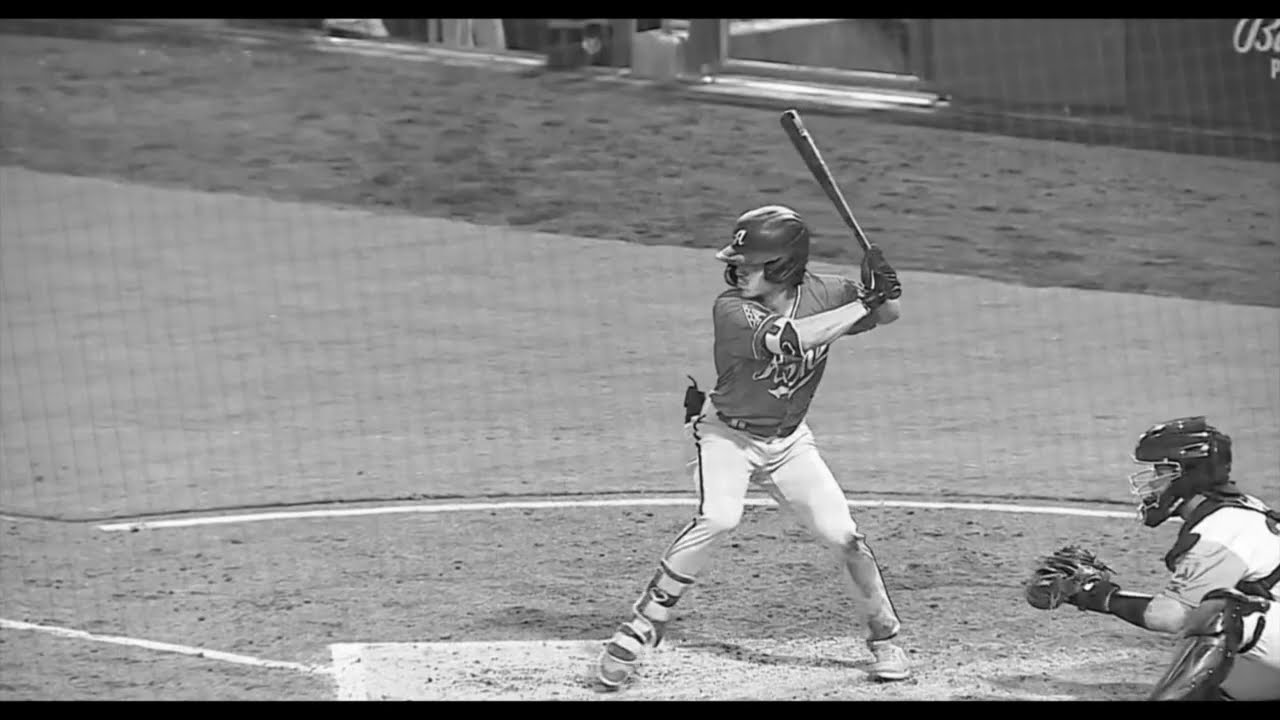 Corbin Carroll of the Arizona Diamondbacks Side Angle Swing - YouTube