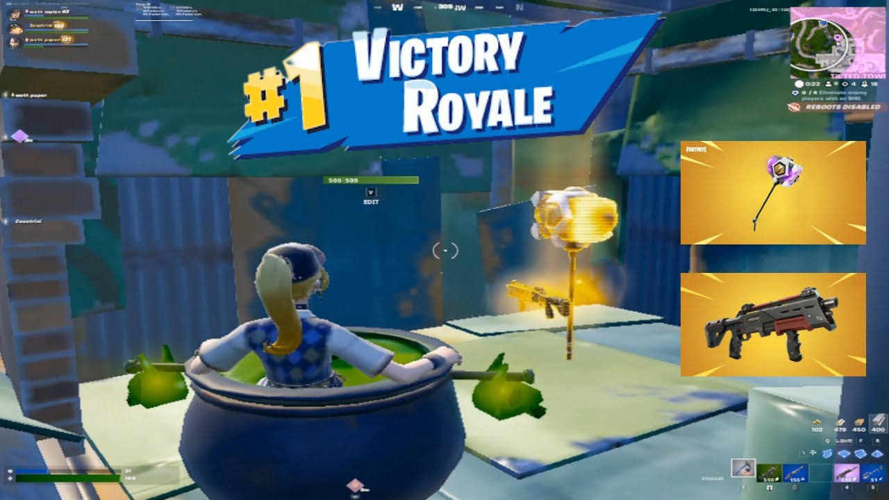 OG Fortnite Reload | Mythic Havoc Pump Shotgun and Shockwave Hammer ...