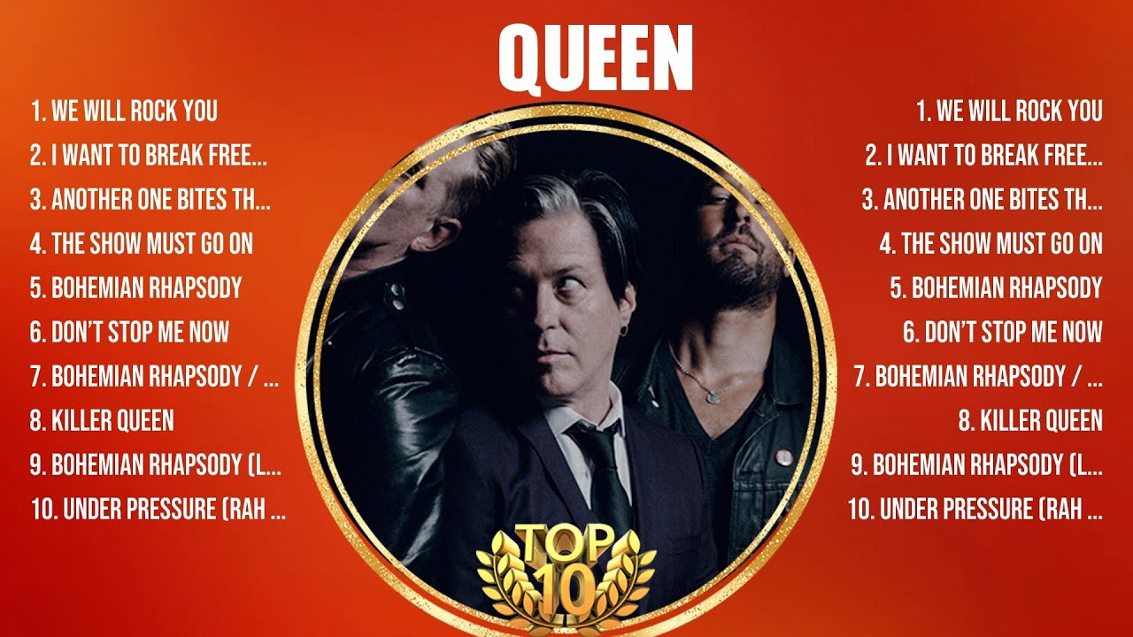 Queen Top Hits Popular Songs - Top 10 Song Collection - YouTube
