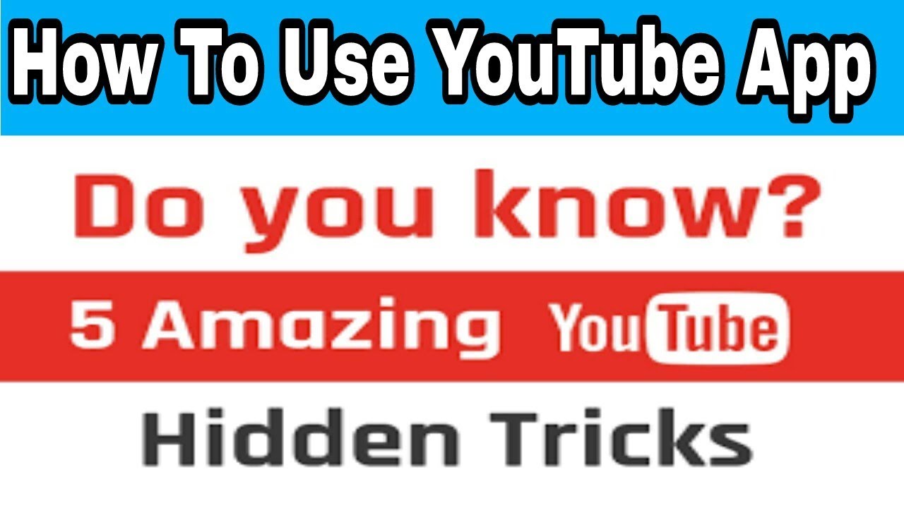 How to use YouTube App Features - YouTube