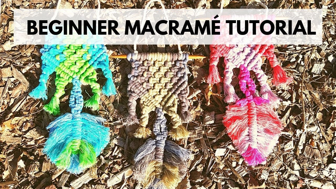 DIY Macrame Tutorial for Beginners - YouTube