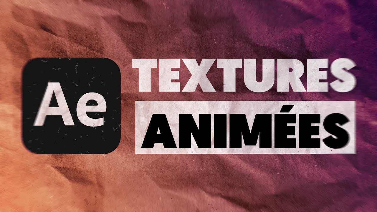 Donner vie à ses projets à l'aide de TEXTURES ANIMÉES | Tutoriel After ...