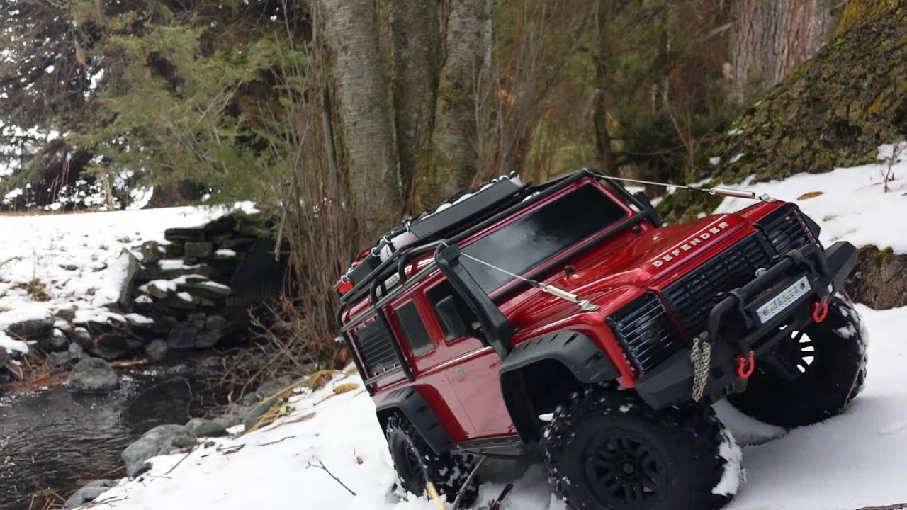 Trx4 Defender Trailing - YouTube