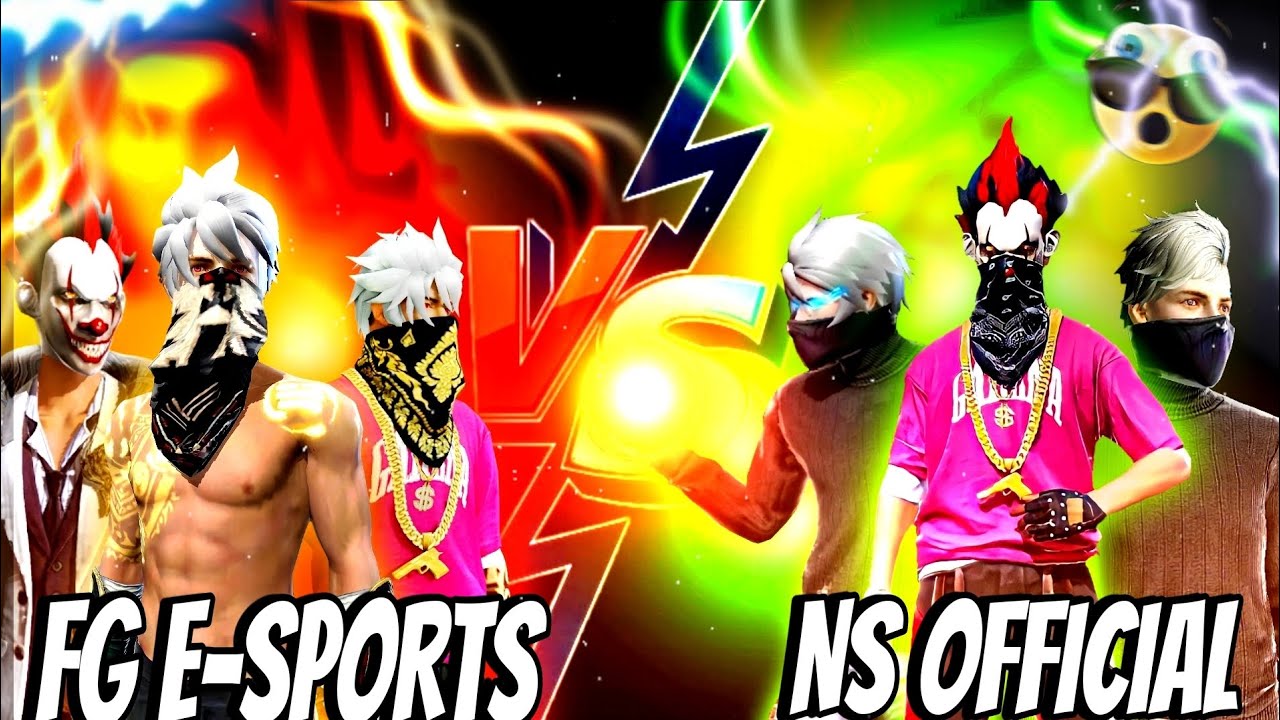NS OFFICIAL VS FG E-SPORTS || LIMITED 4VS4 ROOM FG SHOT X , FGxDEAGLE ...