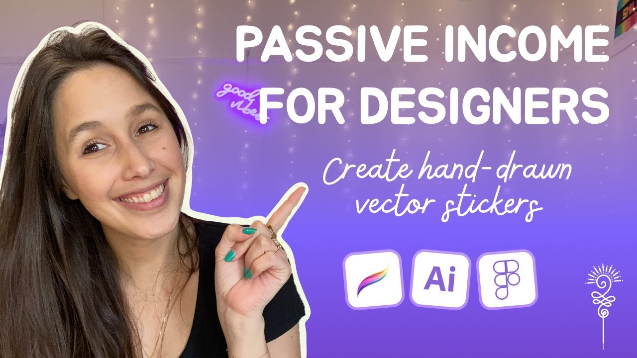 Passive Income for Designers: Creating Hand-Drawn Vector Stickers ...