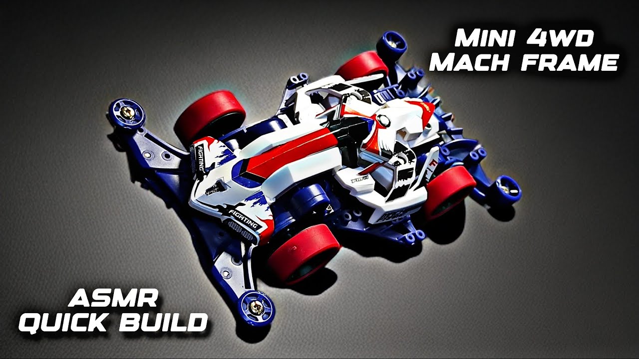 unbox & build mini 4wd Mach frame ASMR - YouTube