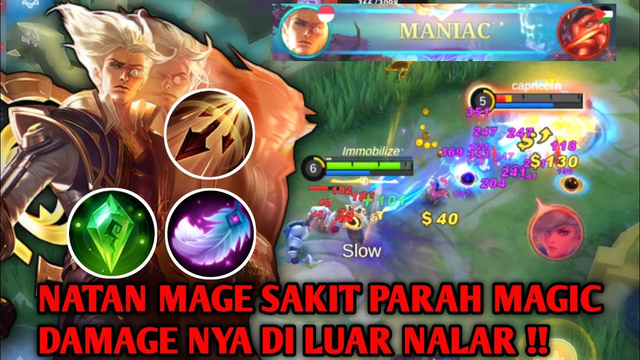 NATAN INSPIRE!! TUTORIAL NATAN BUILD MAGE PALING SAKIT 2023 | NATAN ...