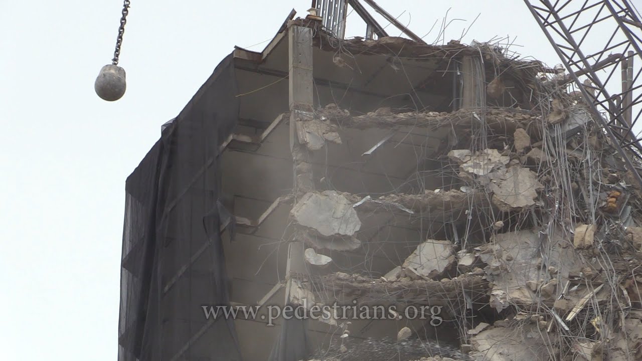 Wrecking Ball Building Demolition