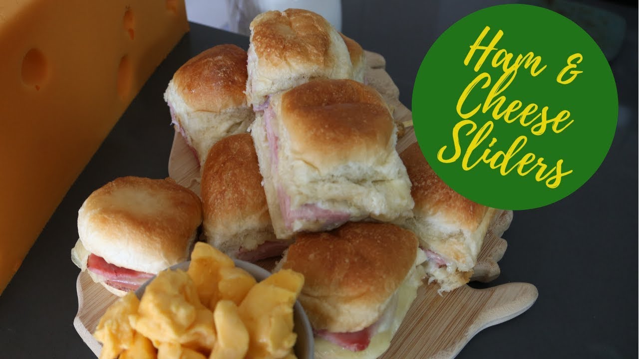 Packer Party Ham and Cheese Sliders - YouTube