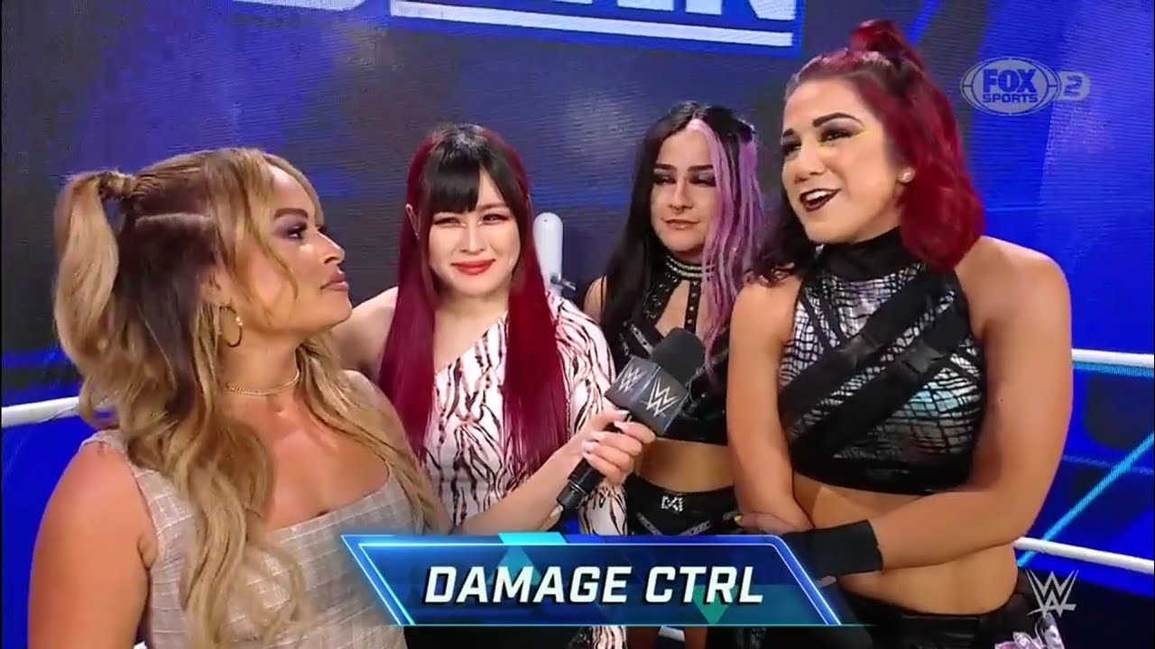 Damage CTRL hablan en Backstage - WWE Smackdown 12/05/2023 (En Español ...