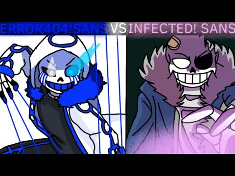 Error404!Sans vs Infected! Sans Part 2 [Animation ] - YouTube