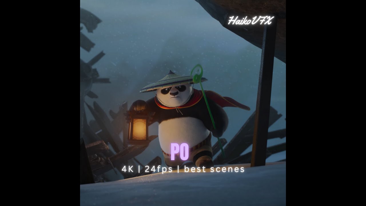 100x SCENEPACK | Po - Kung Fu Panda 4 (4K 24fps) #scenepack - YouTube