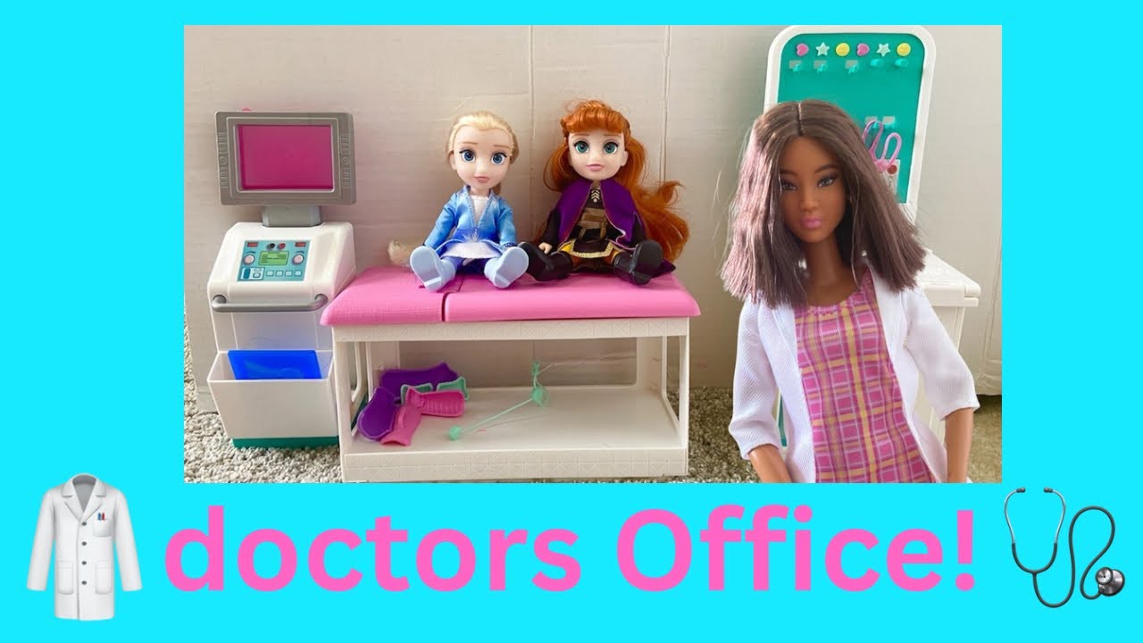 Doctor office! Check up! Elsita and Anita dolls shot!doctor-frozen ...