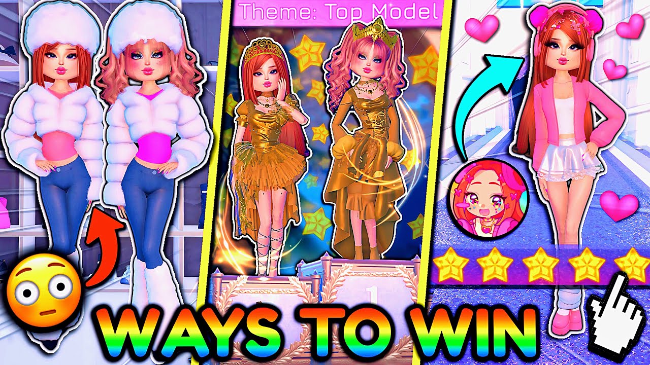 TOP 3 *BEST* Ways To GET PODIUM In DRESS TO IMPRESS With @MeganPlays ...