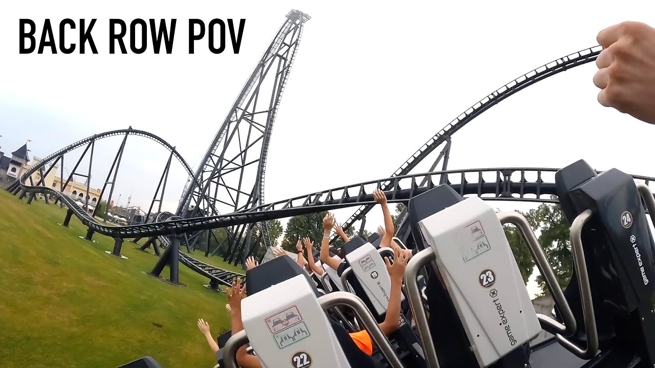 Hyperion Back Row POV Energylandia Intamin Hyper Coaster - YouTube
