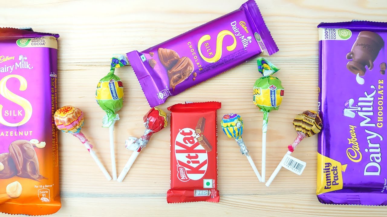 Sweet ASMR Delight: Kinder Joy Unboxing & Cutting Lollipops | Live ...