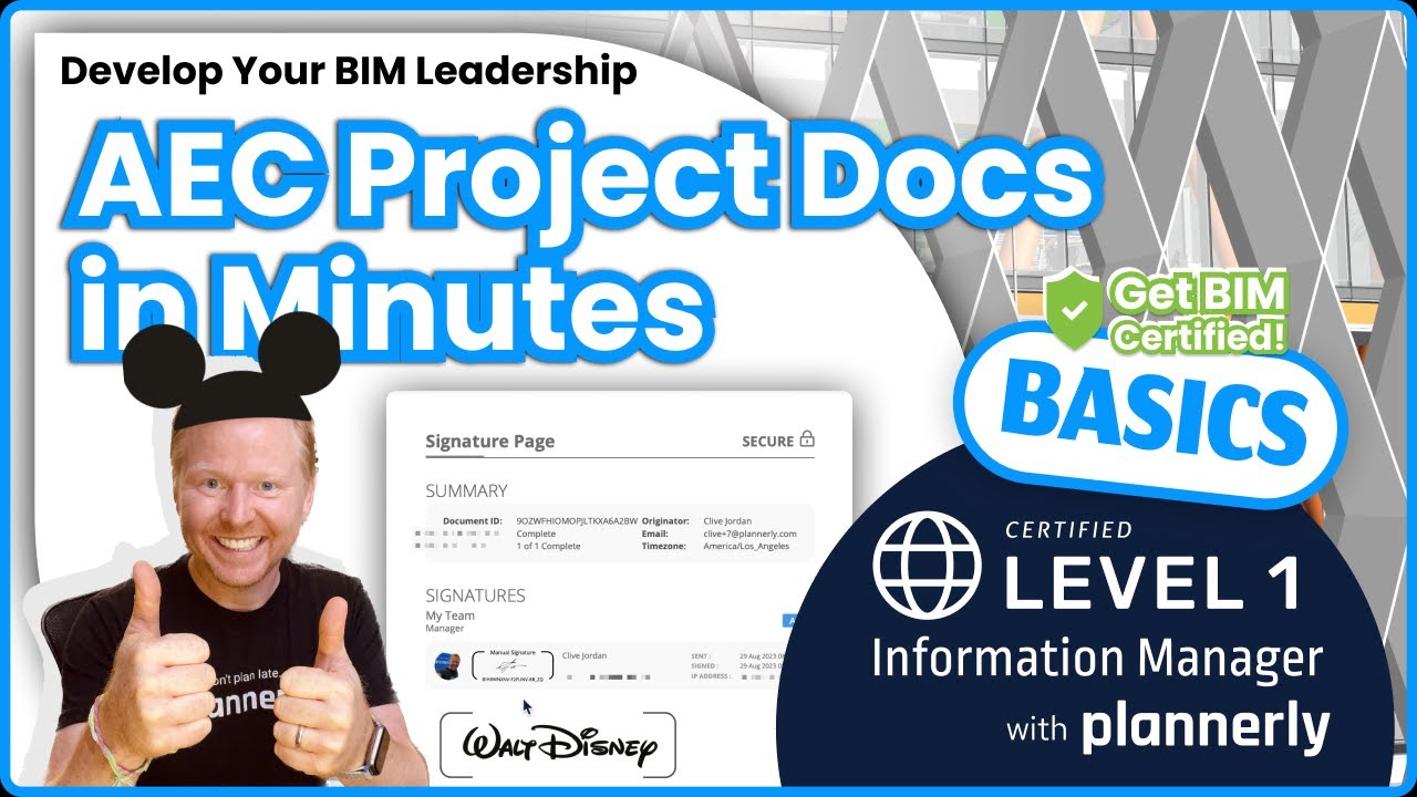 ASSIGNMENT 1: Creating and e-Sign AEC Project Documents (in minutes ...