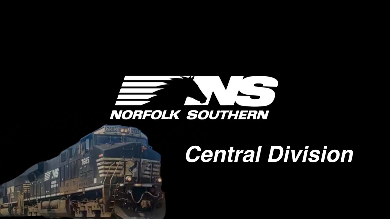 Railfanning on the NS Central Division - YouTube